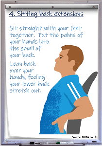 WFH Exercises - Desk stretches for Working from Home